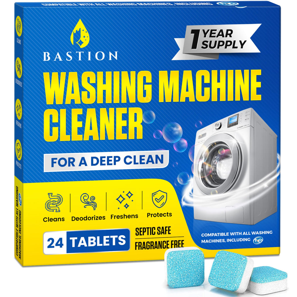 Washing Machine Cleaner 24-Pack | 1-Year Supply Tablets – Rutledge Brands