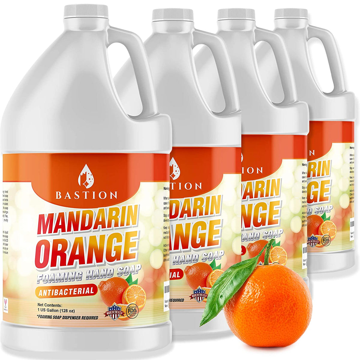Mandarin Orange Foaming Antibacterial Hand Soap | Liquid hand wash ...